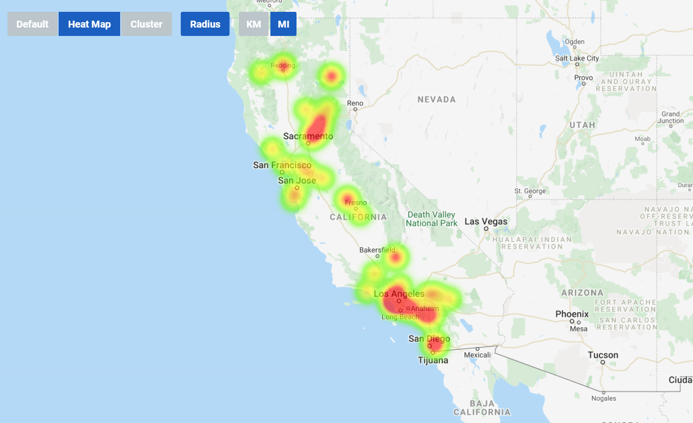 How To Create A Heat Map | Mapize