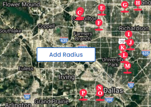 Radius Map Tool: How to Create Proximity Radius Circles - Mapize