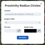 Radius Map Tool: How to Create Proximity Radius Circles - Mapize