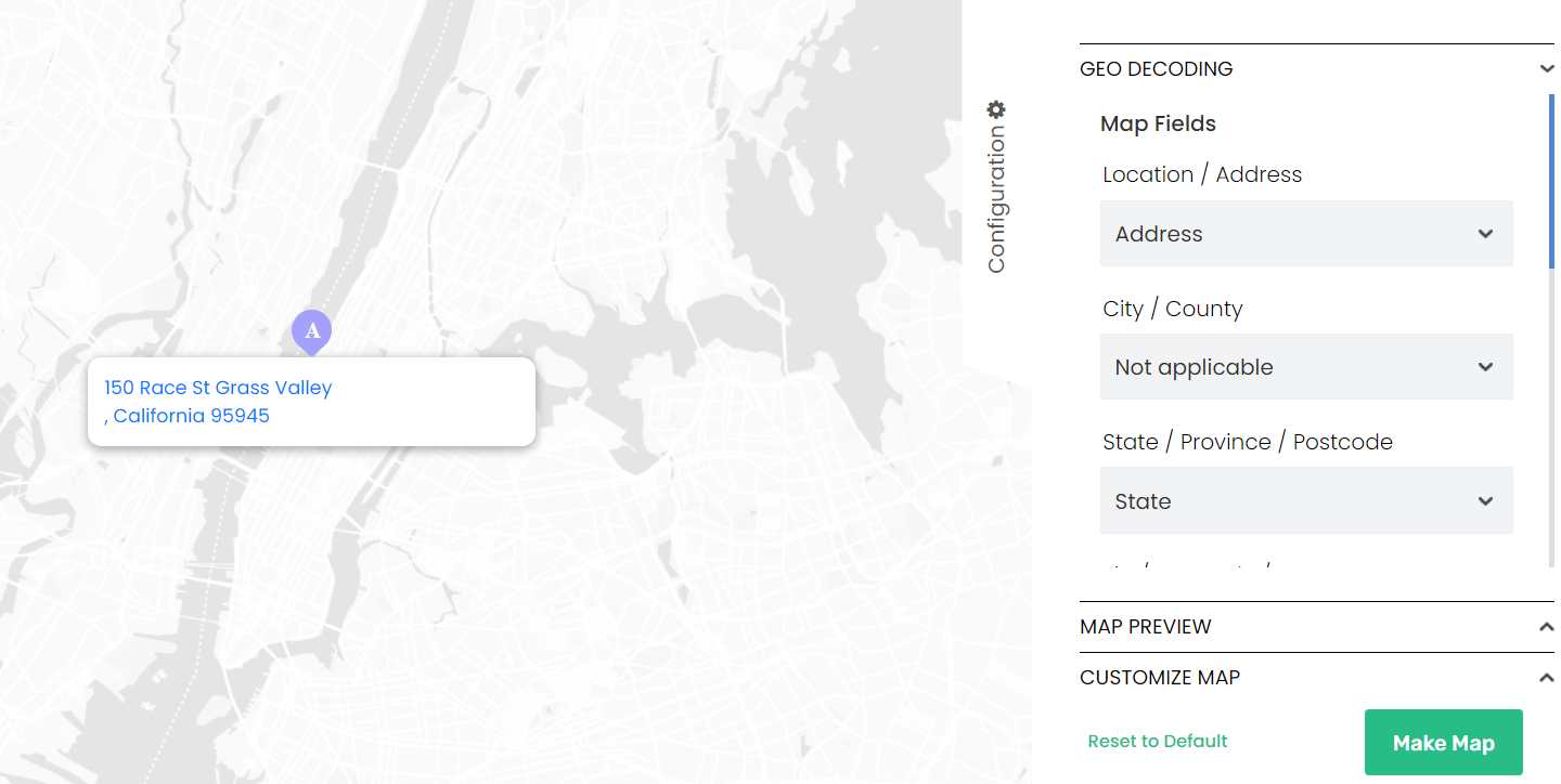 Mapize Map Generation From Excel Location Data - Mapize